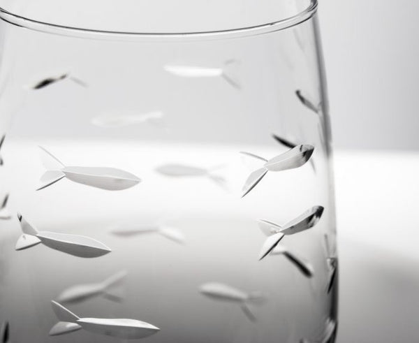 All Purpose Etched Fish wine Glasses – Kate and Company